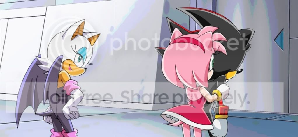 Sonic X Amy Rose Rouge The Bat And Shadow The Hedgehog Graphics Code ...